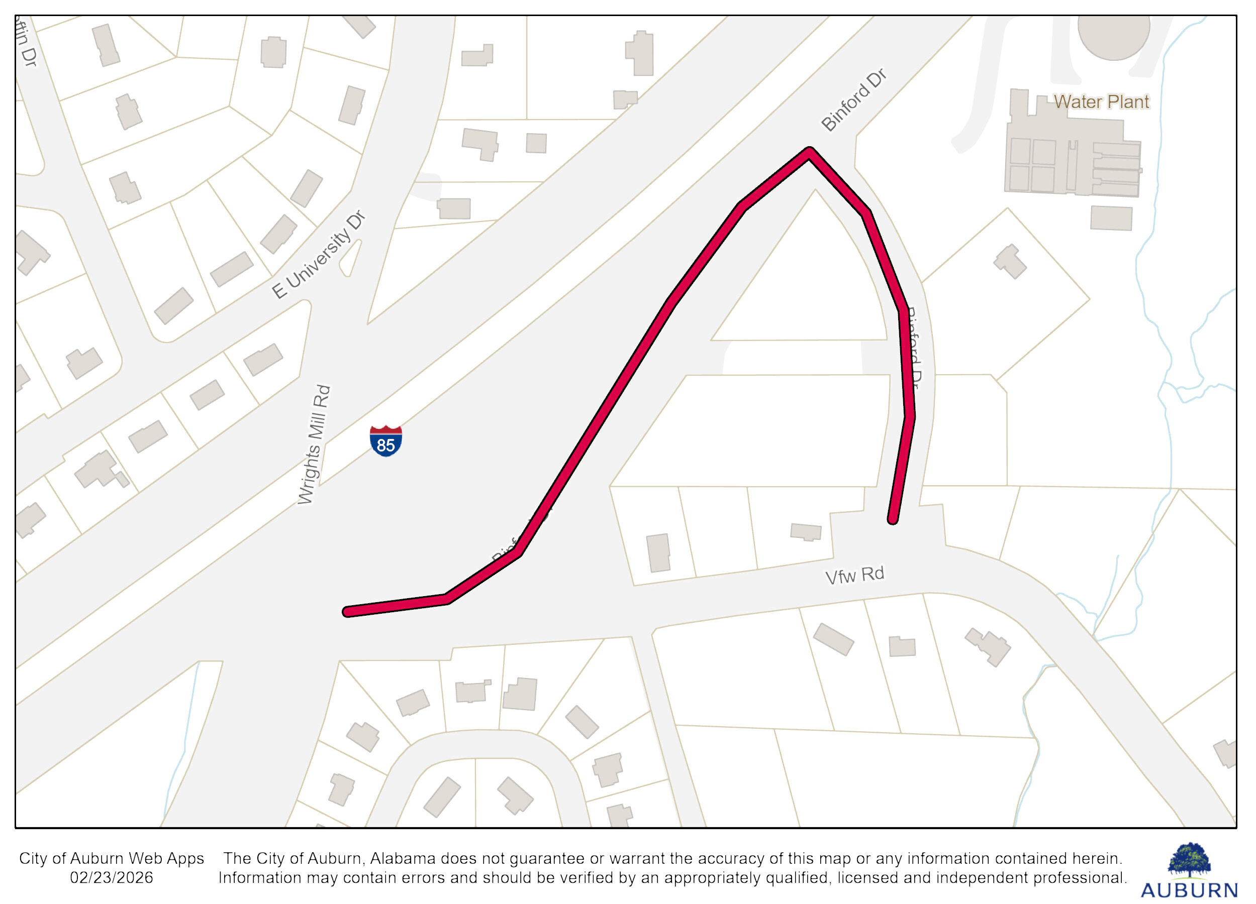 Binford Drive lane closure during tree pruning Feb. 24-25 - City of ...